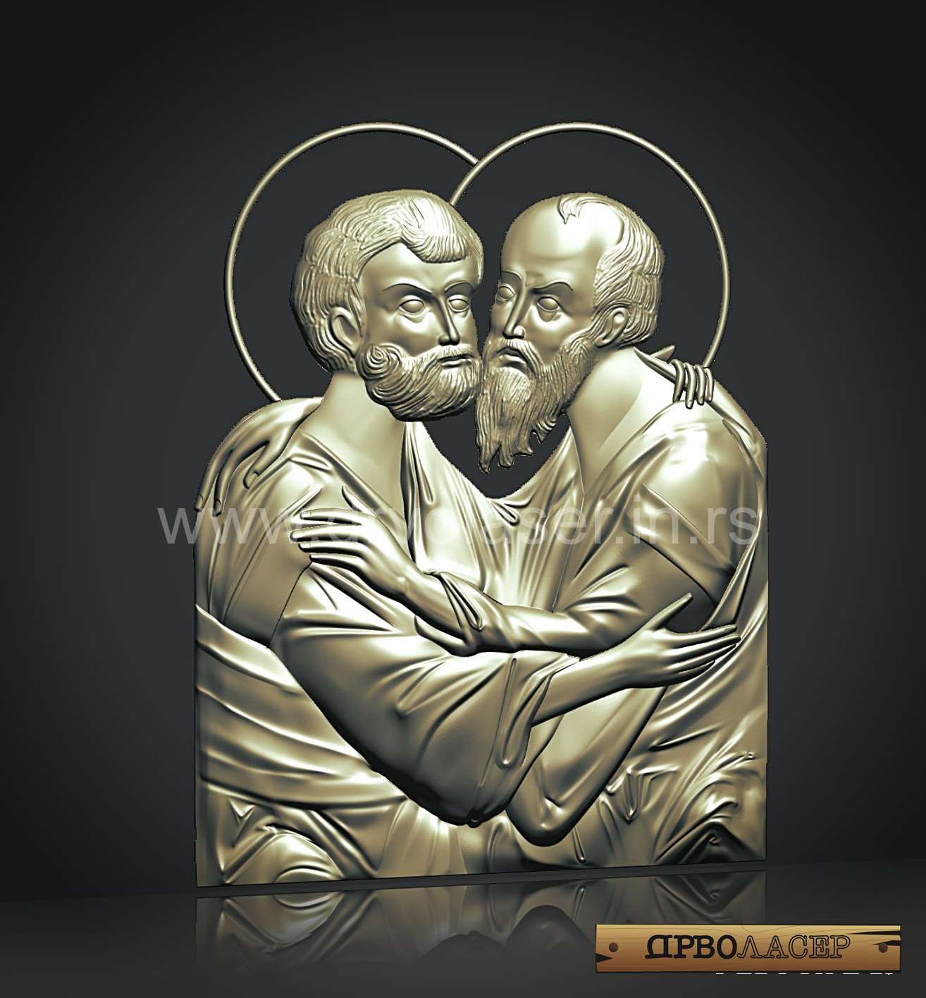 Ikone Sv. Petar i Pavle – Drvolaser